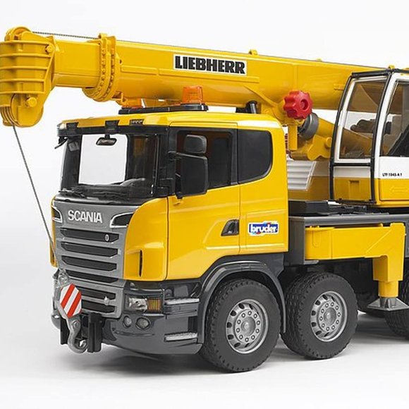 Bruder | Toys | New Bruder 3570 Scania Rseries Liebherr Crane Toy Truck ...